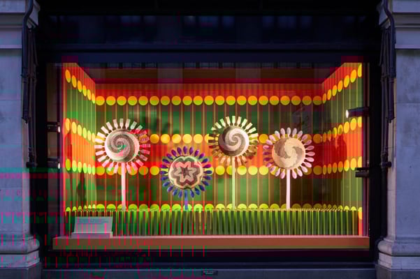 Sustainable interiors and window displays