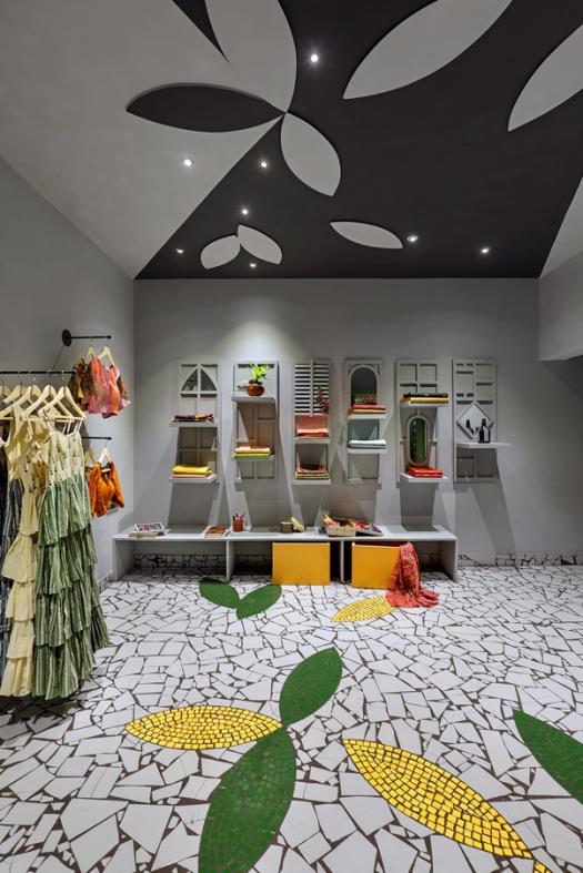 Sustainable interiors and window displays