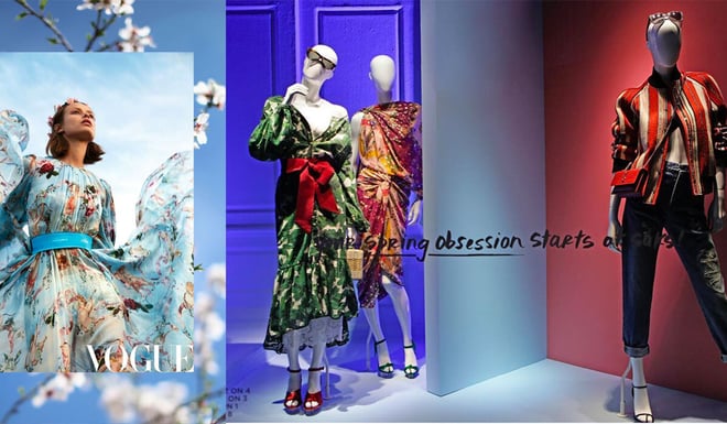 Sustainable interiors and window displays